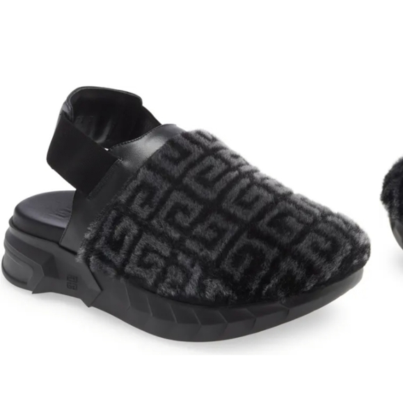 Givenchy | Shoes | Nwt Givenchy Marshmallow Genuine Shearling Clog Sz39 ...